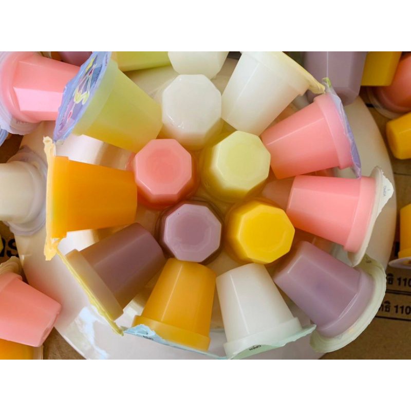 NANACO mini PUDDING (100 ถ้วย) มินิพุดดิ้งรสผลไม้ รวม | Shopee Thailand