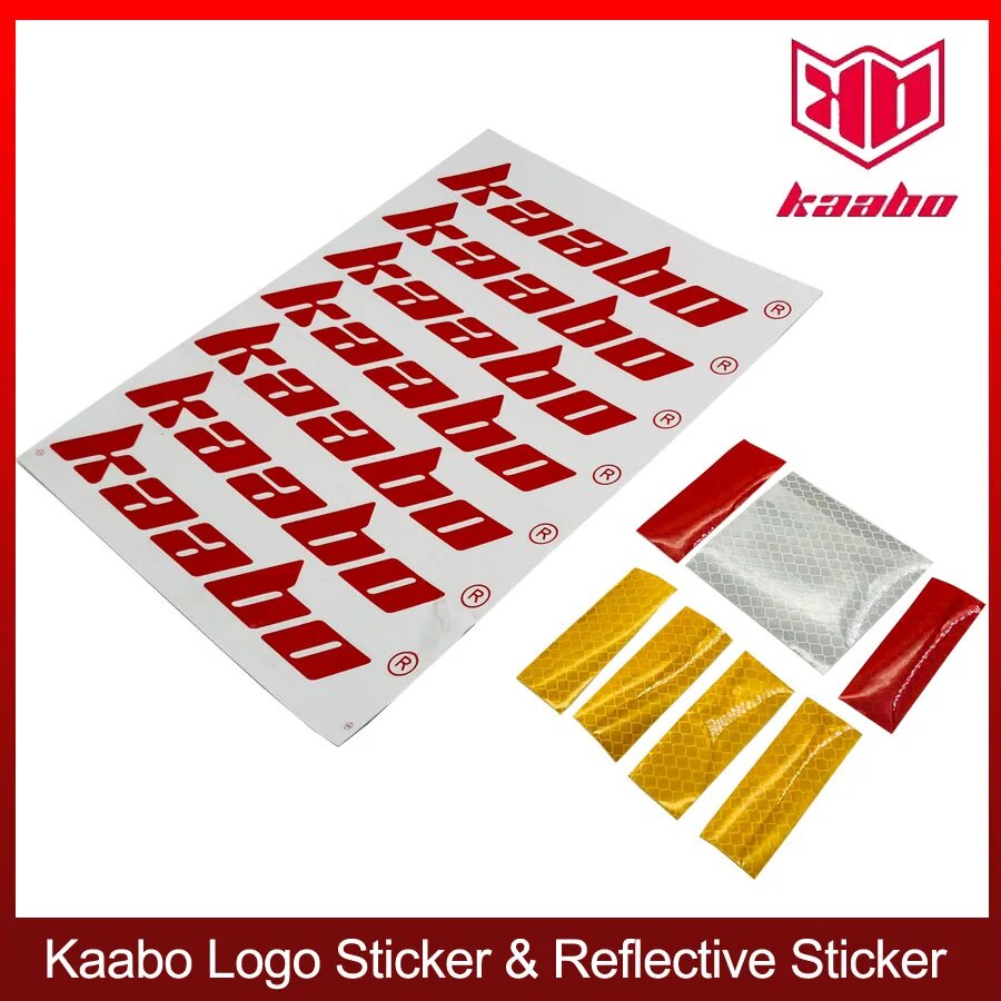 89p Kaabo Logo Sticker Brand Reflective Original Mark Spare Parts for ...