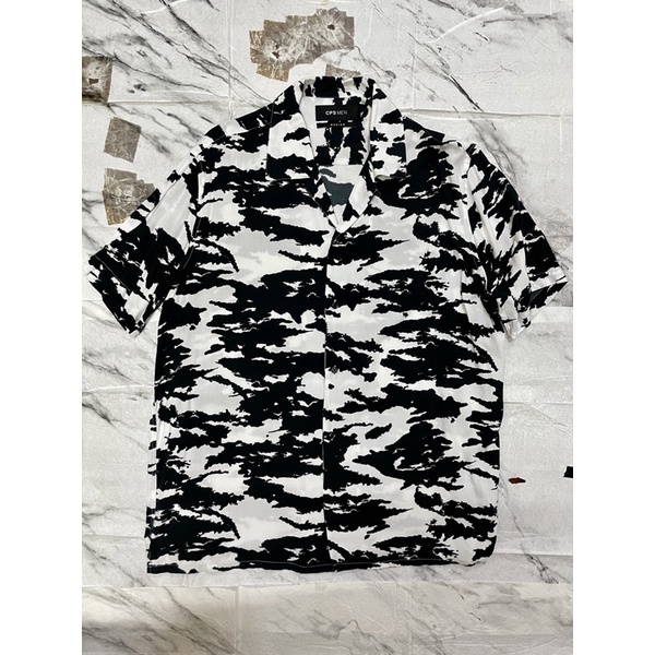 CPS CHAPS WHITE TIGER HAWAII SHIRT SIZE M สภาพมือ 1 ใหม่มาก ของแท้ 100% ...