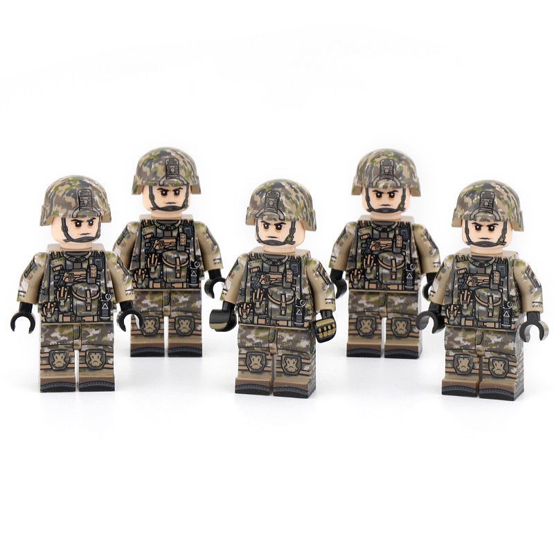บล็อกตัวต่อเลโก้ ลายพรางทหาร US 1 01 | Shopee Thailand