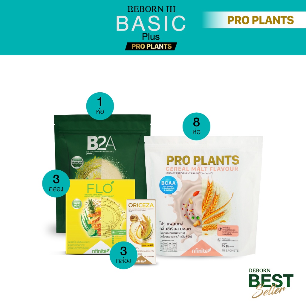Reborn III Basic Plus (PRO PLANTS CEREAL MALT ) | Shopee Thailand