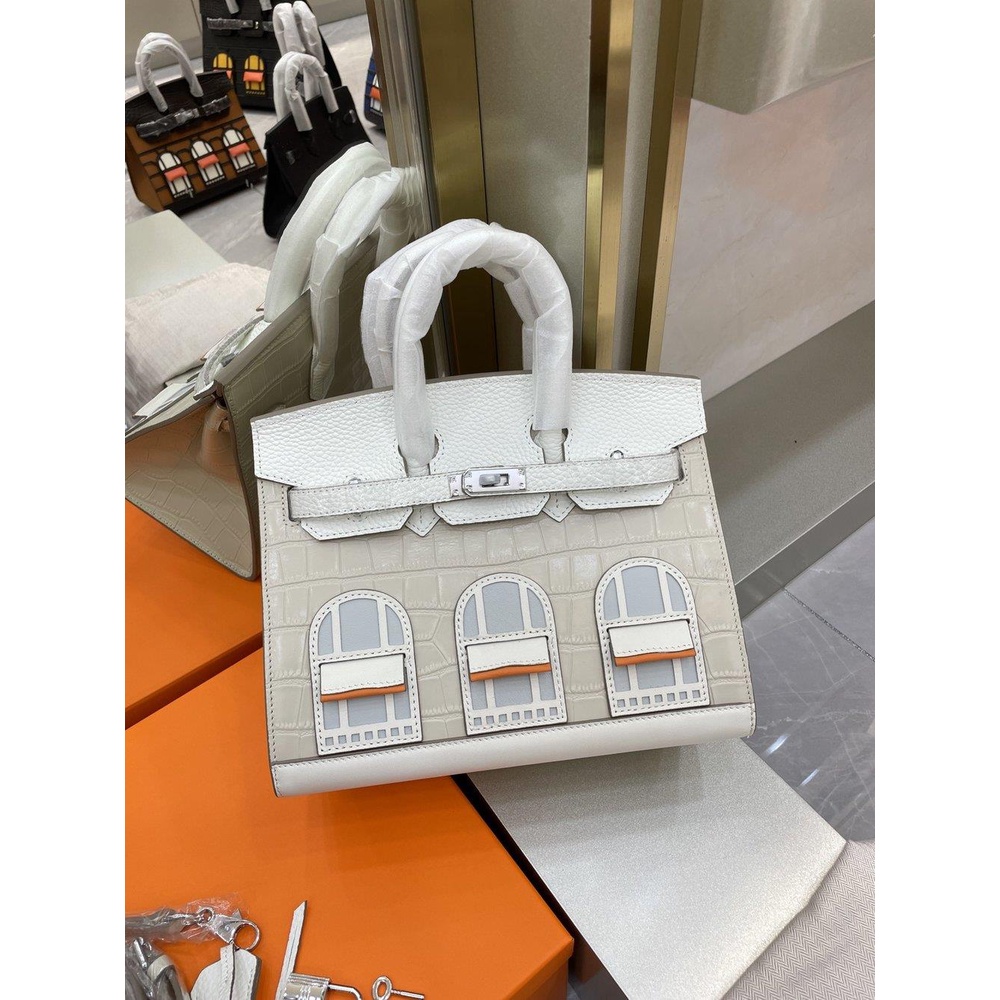 limited edition Her^^mes faubourg house Birkin 25/20cm shopper handbag ...