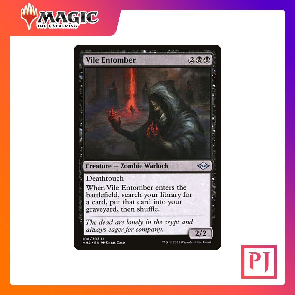 [MTG] Vile Entomber [MH2] [BLACK] [UNCOM] [NORMAL] [ENG] (การ์ดเมจิค ...