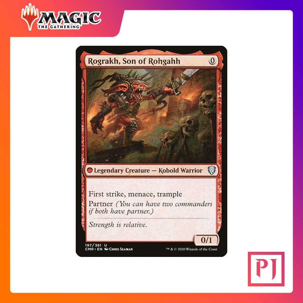 [MTG] Rograkh, Son of Rohgahh [CMR] [RED] [UNCOM] [NORMAL] [ENG] (การ์ด ...