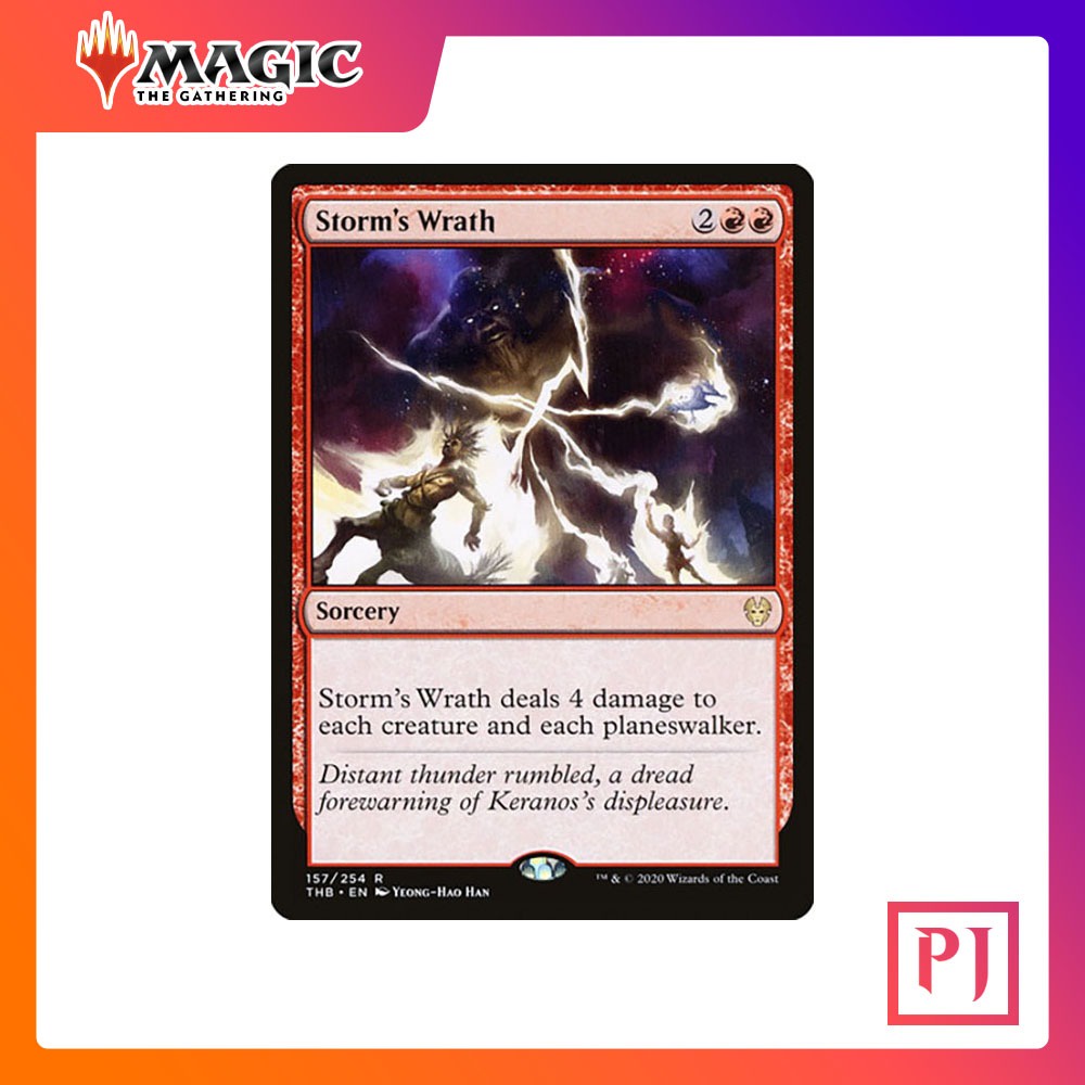 [MTG] Storm's Wrath [THB] [RED] [RARE] [NORMAL] [ENG] (การ์ดเมจิค ...