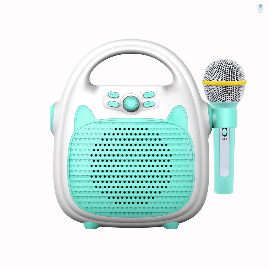 Karaoke Machine Rechargeable Portable Karaoke Speaker with Microphone ...