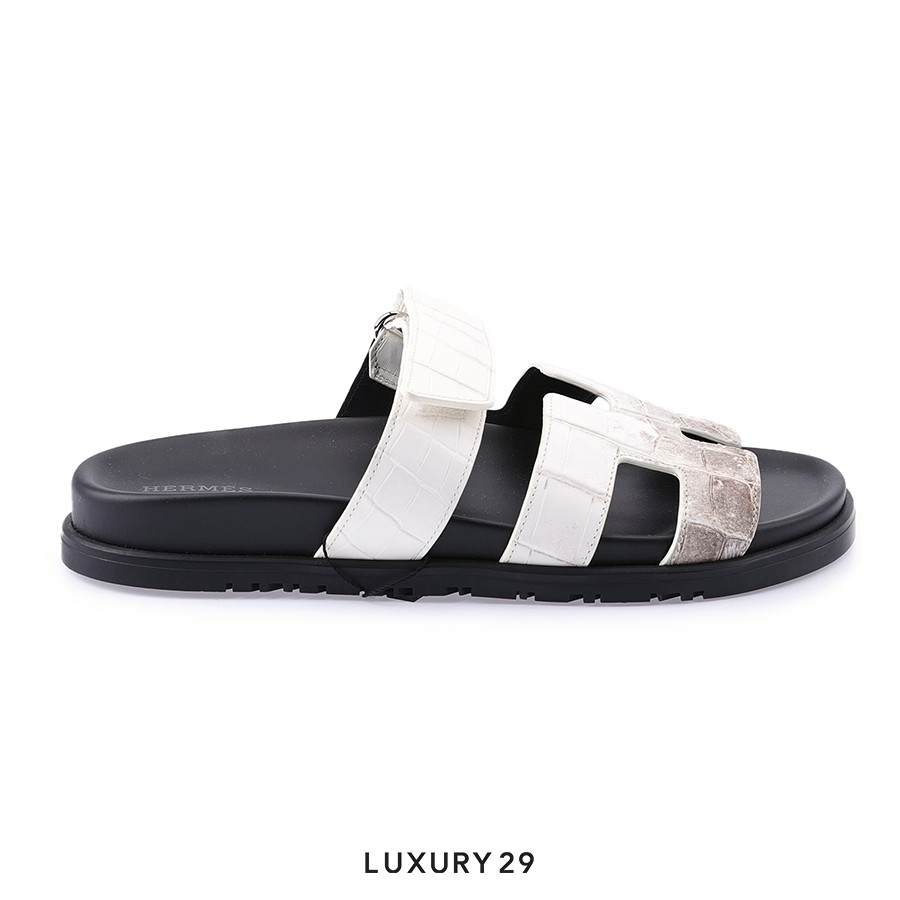 Hermes Chypre sandal Himalaya Crocodile Limited | Shopee Thailand