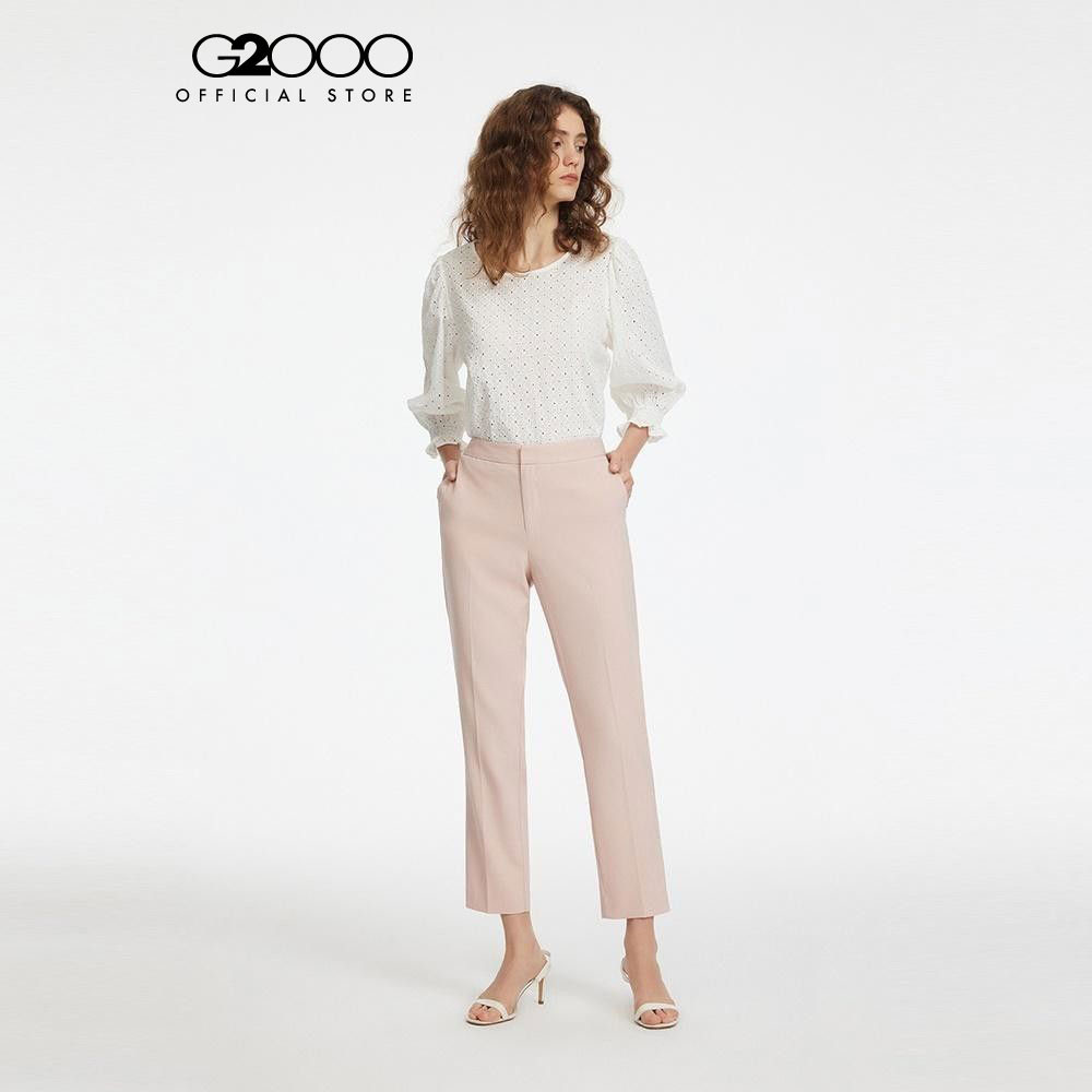 G2000 กางเกงสูทผู้หญิง กางเกงทรงสอบ (CIGARETTE SHAPE) รุ่น 3125105624 PINK กางเกงสูท เสื้อผ้า ...