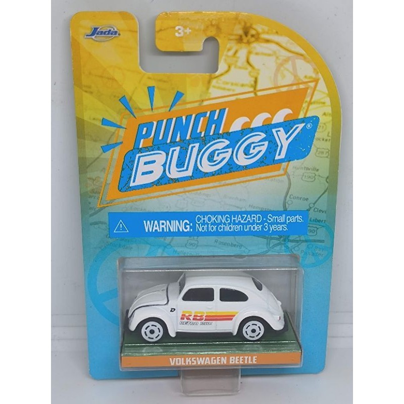Jada Punch Buggy Volkswagen White Retro Bug มาจอเร็ตต์ รถสะสม คละแบบ ...