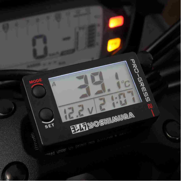 YOSHIMURA PRO-GRESS2 มิเตอร์วัดอุณหภูมิมอเตอร์ไซค์ / ตัววัดอุณหภูมิมอเตอร์ไซค์ Honda CBR250RR ...