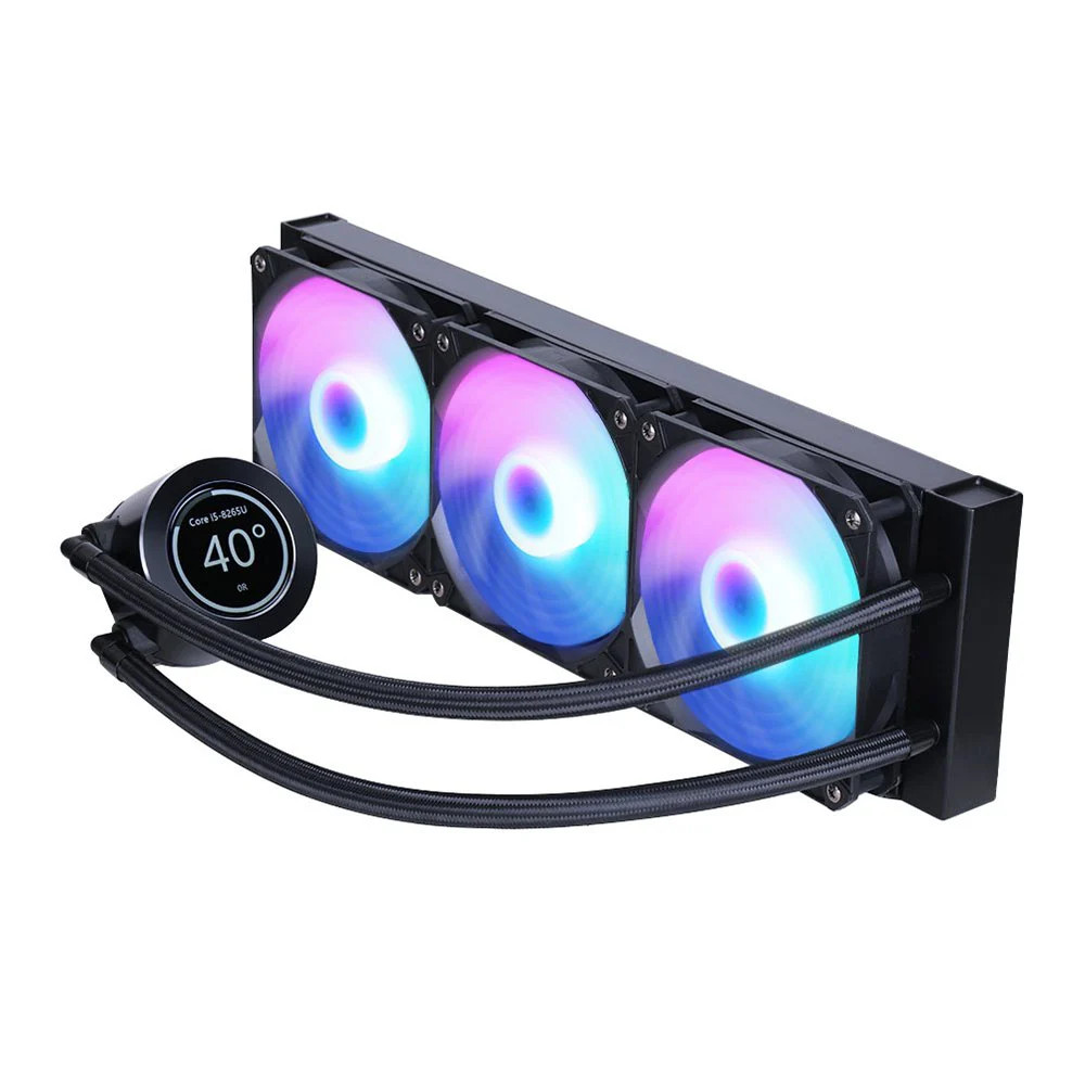 CPU LIQUID COOLER SAMA SM360LD (BLACK) | Shopee Thailand