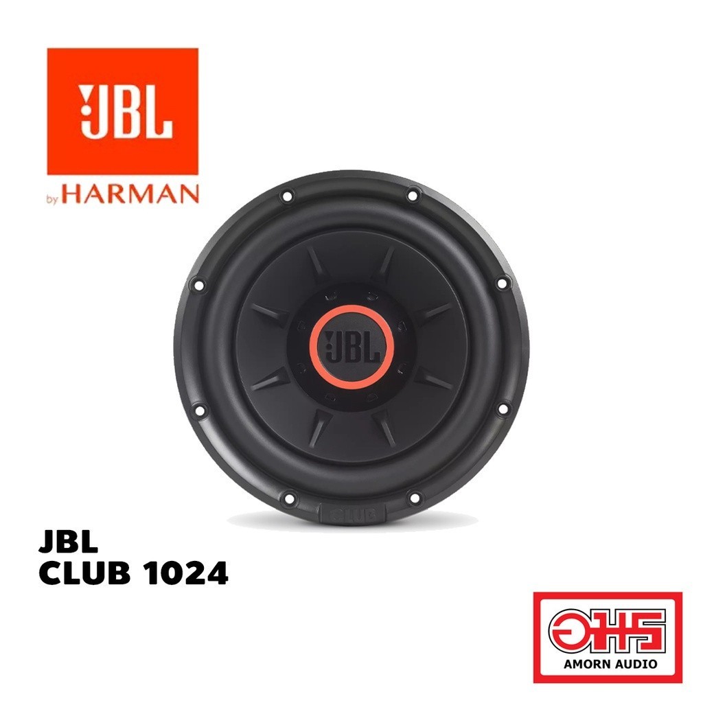 JBL CLUB 1024 ซับวูฟเฟอร์ 10นิ้ว โครงเหล็กปั๊ม แม่เหล็ก 140mm. 1ชั้น 1 ...
