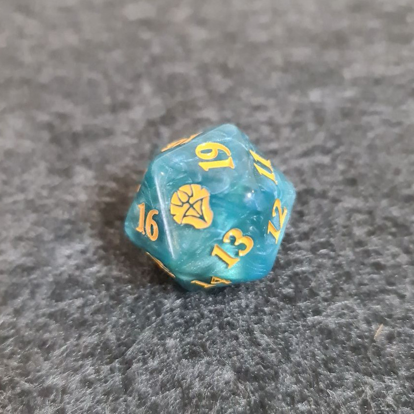 ลูกเต๋า MTG Dice D20 นับ Life Point แบบ Spindown ชุด DOMINARIA UNITED ...