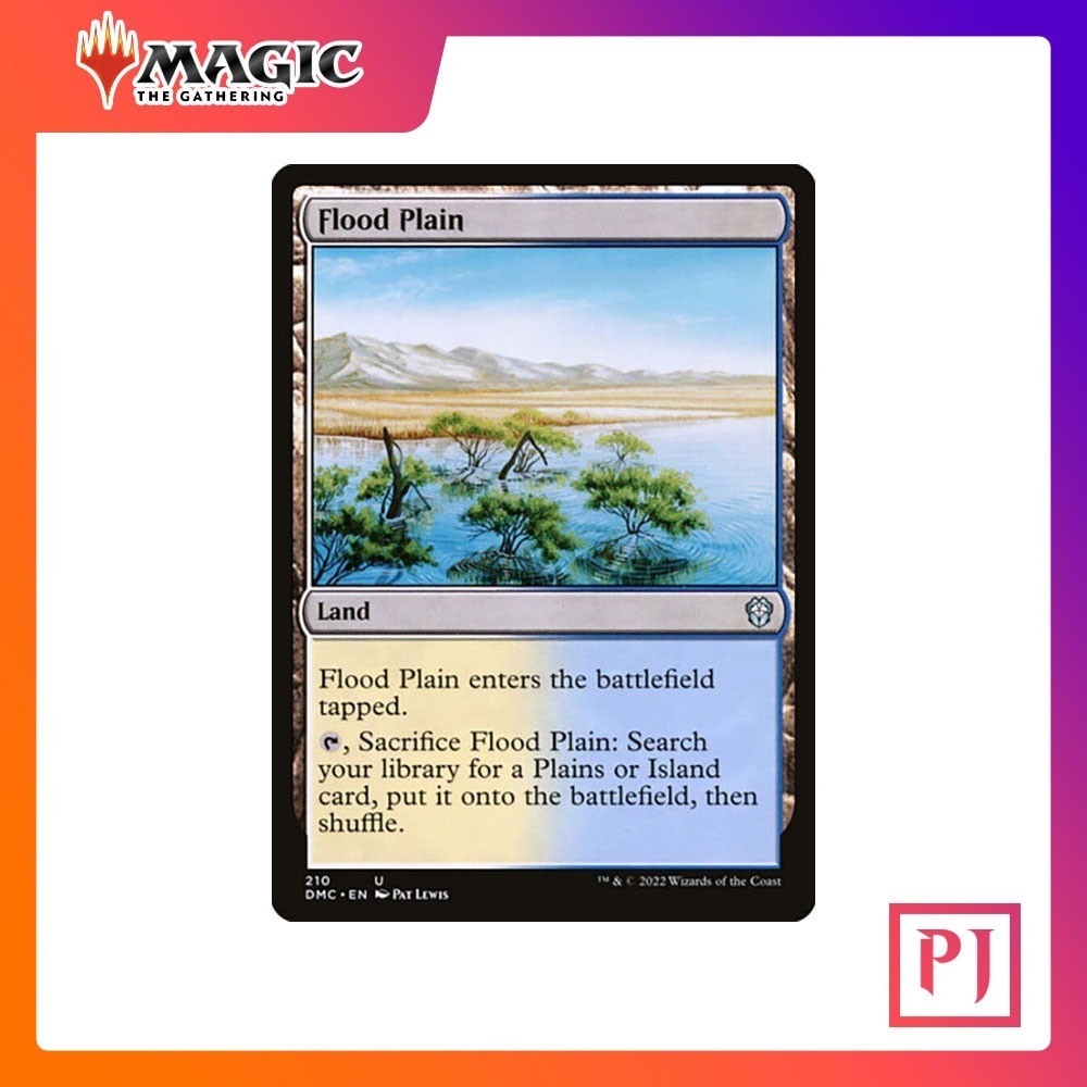 [MTG] Flood Plain [DMC] [LAND] [UNCOM] [NORMAL] [ENG] (การ์ดเมจิค ...