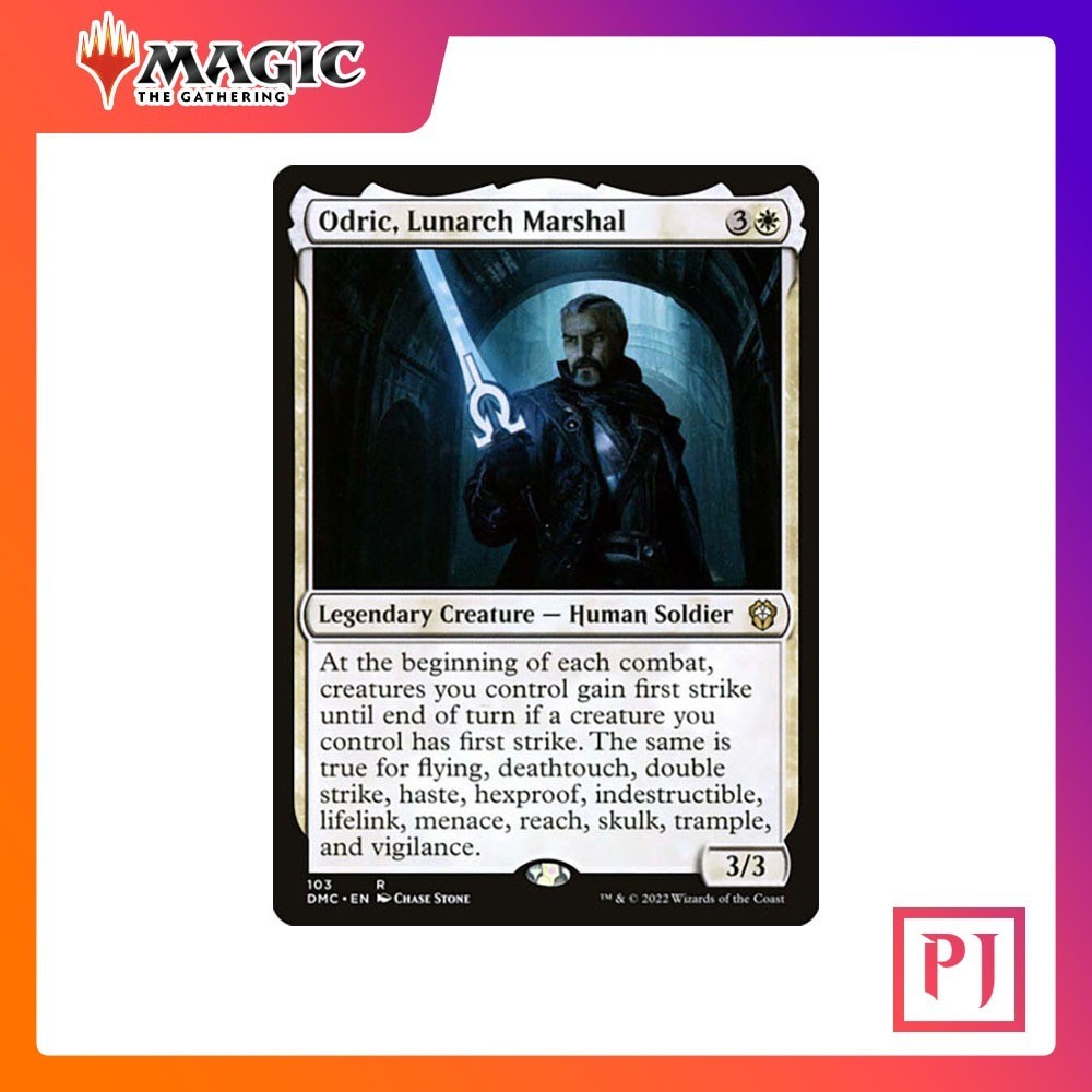 [MTG] Odric, Lunarch Marshal [DMC] [WHITE] [RARE] [NORMAL] [ENG] (การ์ด ...