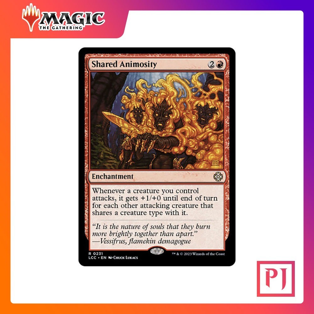 [MTG] Shared Animosity [LCC] [RED] [RARE] [NORMAL] [ENG] (การ์ดเมจิค ...