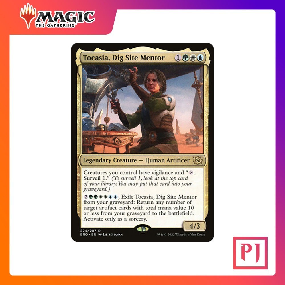 [MTG] Tocasia, Dig Site Mentor [BRO] [MULTI] [RARE] [NORMAL] [ENG] (การ์ดเมจิค / Magic the ...