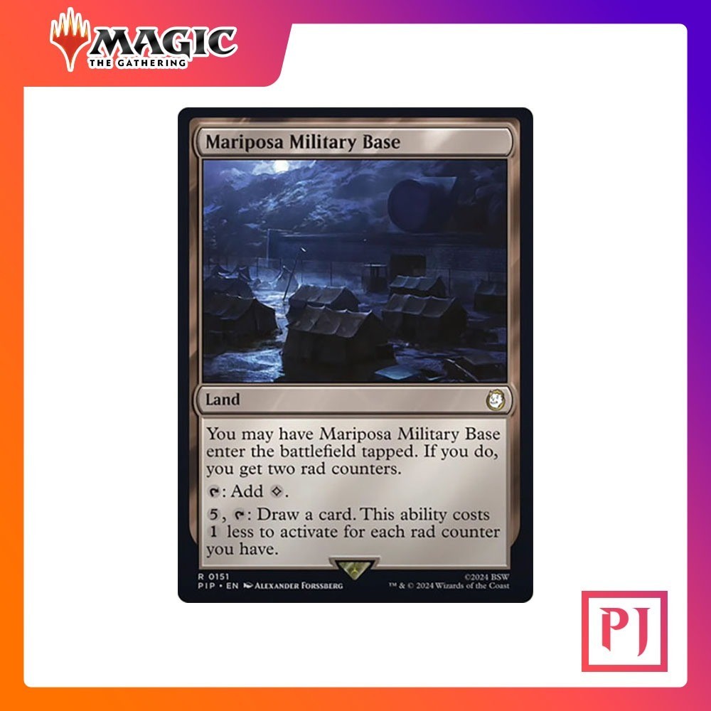 [MTG] Mariposa Military Base - Fallout Commander [PIP] [LAND] [RARE ...