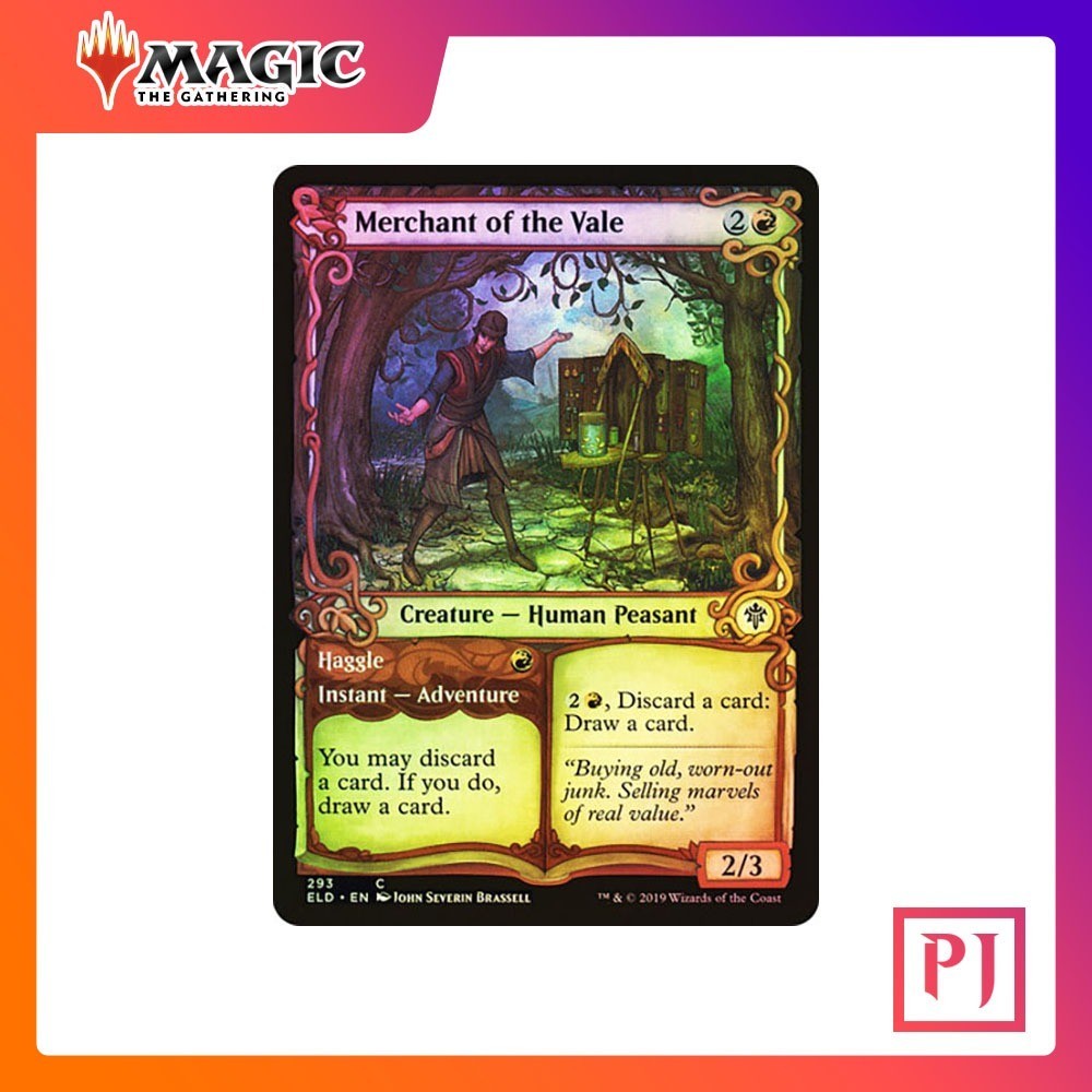 [MTG] Merchant of the Vale // Haggle (Showcase) [ELD] [RED] [COMMON ...