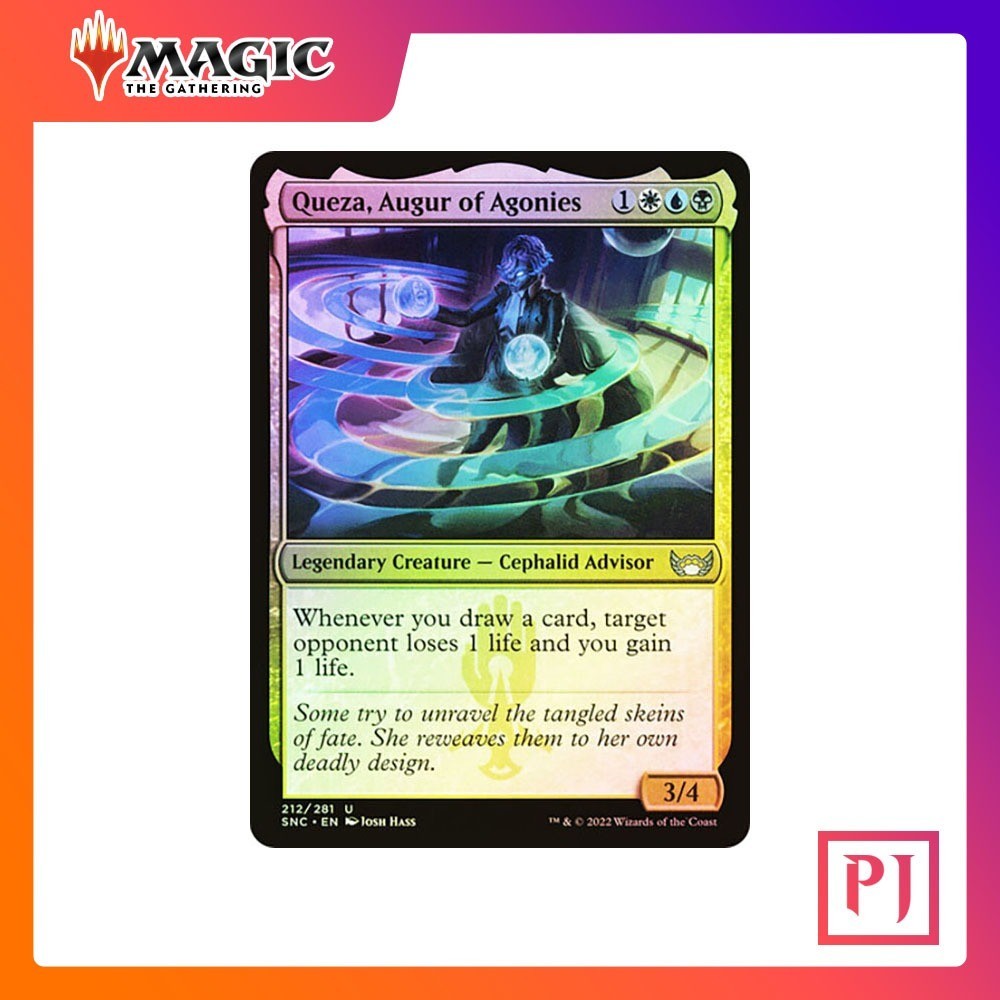 [MTG] Queza, Augur of Agonies [SNC] [MULTI] [UNCOM] [FOIL] [ENG] (การ์ด ...