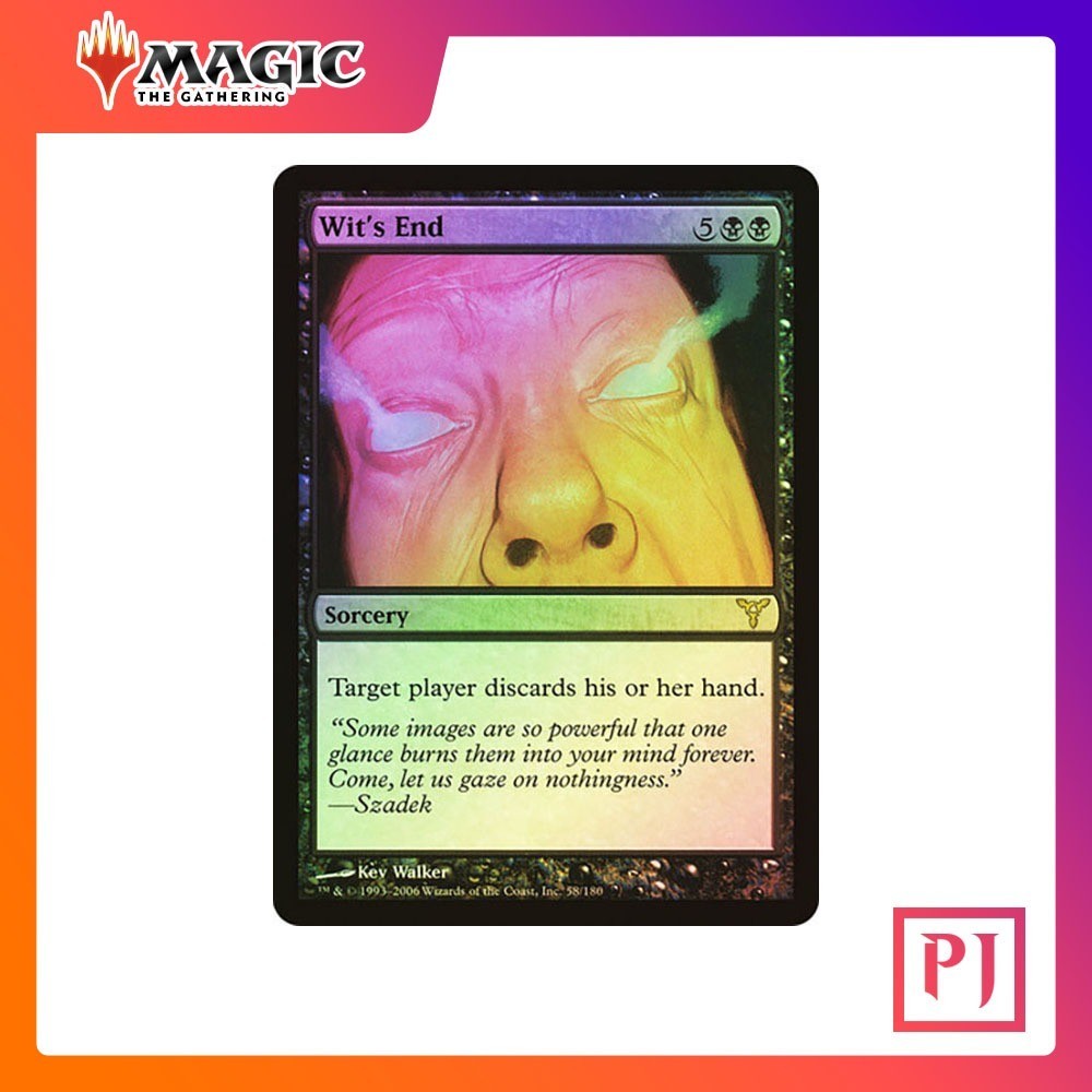 [MTG] Wit's End [DIS] [BLACK] [RARE] [FOIL] [ENG] (การ์ดเมจิค / Magic ...