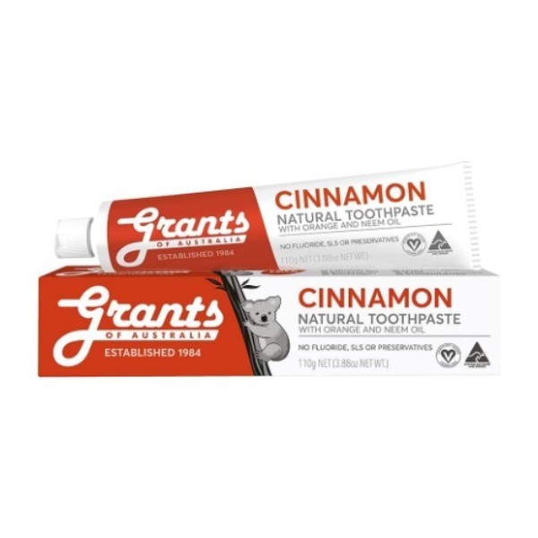grants-cinnamon with orange &neem oil Toothpaste 110g. แกรนท์-อบเชยผสม ...