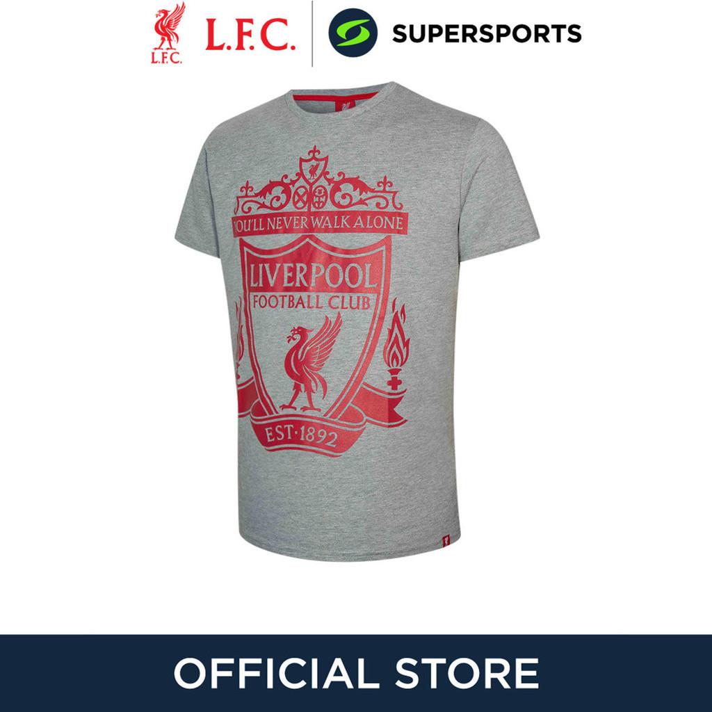 LIVERPOOL FOOTBALL CLUB Crest เสื้อยืดผู้ชาย | Shopee Thailand