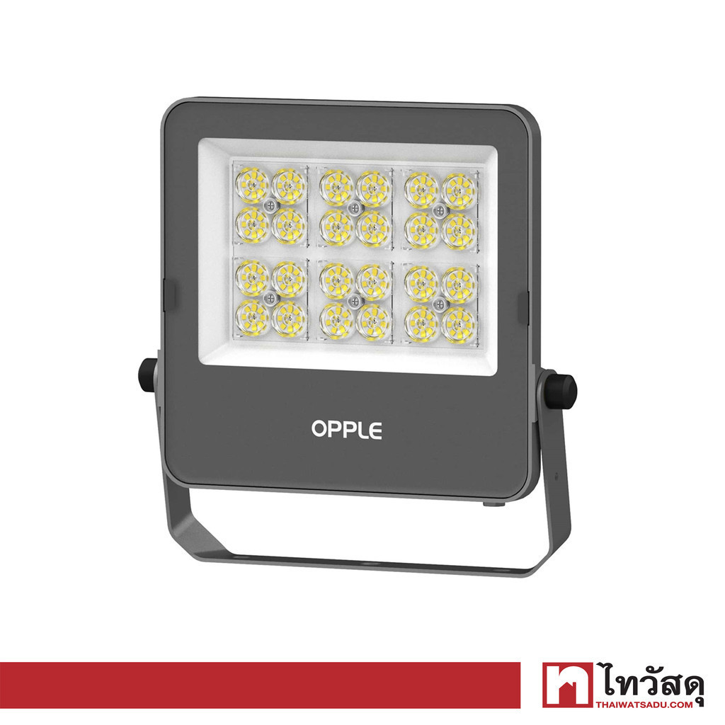 OPPLE โคมฟลัดไลท์ LED 100W Daylight รุ่น LED FL-E IV100W/57 สีเทา ...