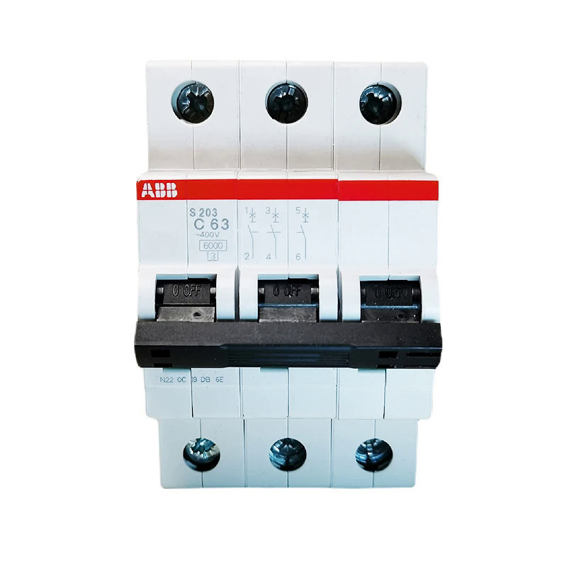 ABB S200ช่วง3จุดขนาดเล็กตัดวงจร S203 C ประเภท MCB 1 2 3 4 6 10 16 20 25 32 40 50 63A | Shopee ...