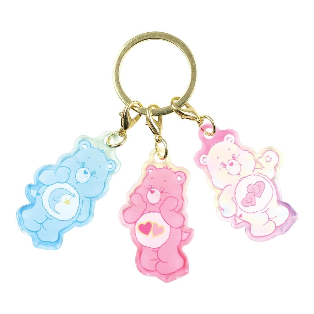 Tees Factory Care Bear 3 พวงกุญแจห้อยคอ C H4.9 x W3.4 x D0.3ซม. CB ...