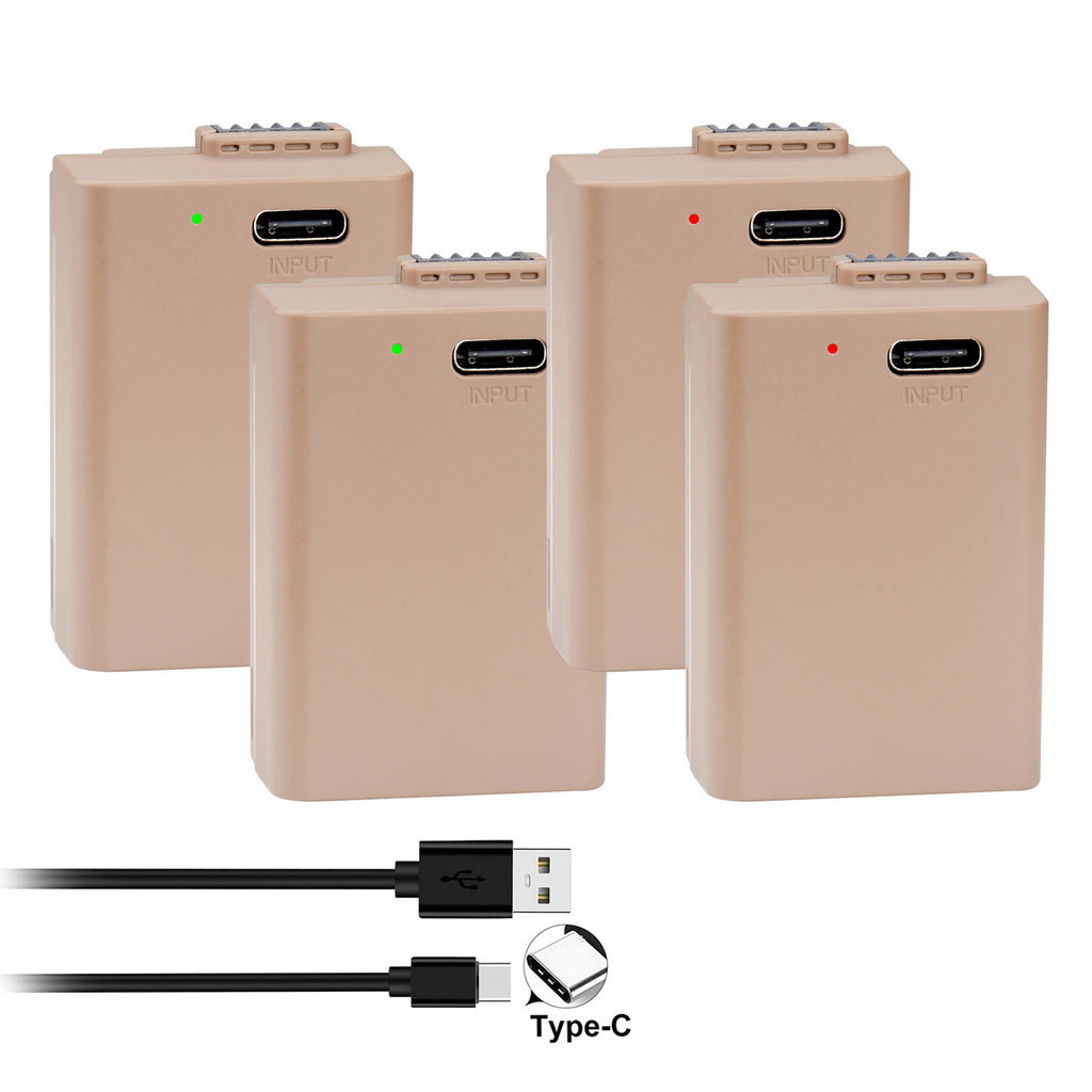 2000mAh EN-EL25 Replacement Battery with USB-C Charging Port For Nikon ...