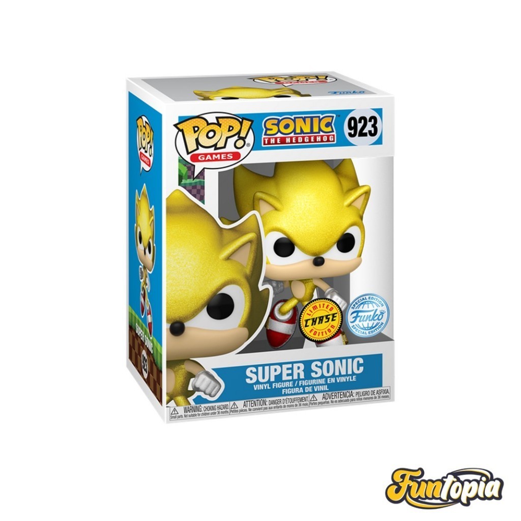 Funko Chase! (71532) - Super Sonic (Chance of Chase)(Glitter)(923 ...