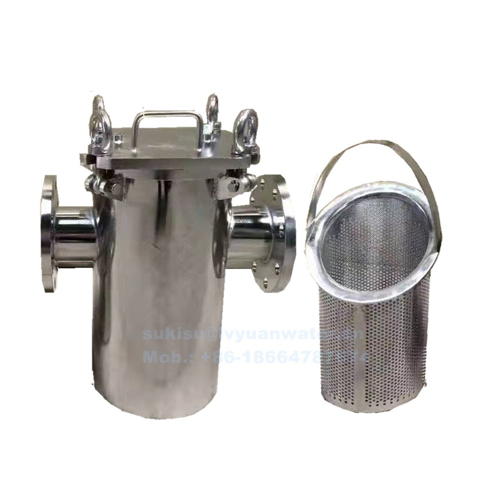 Industrial Micron Mesh SS Stainless Steel Basket type Strainer Filter ...