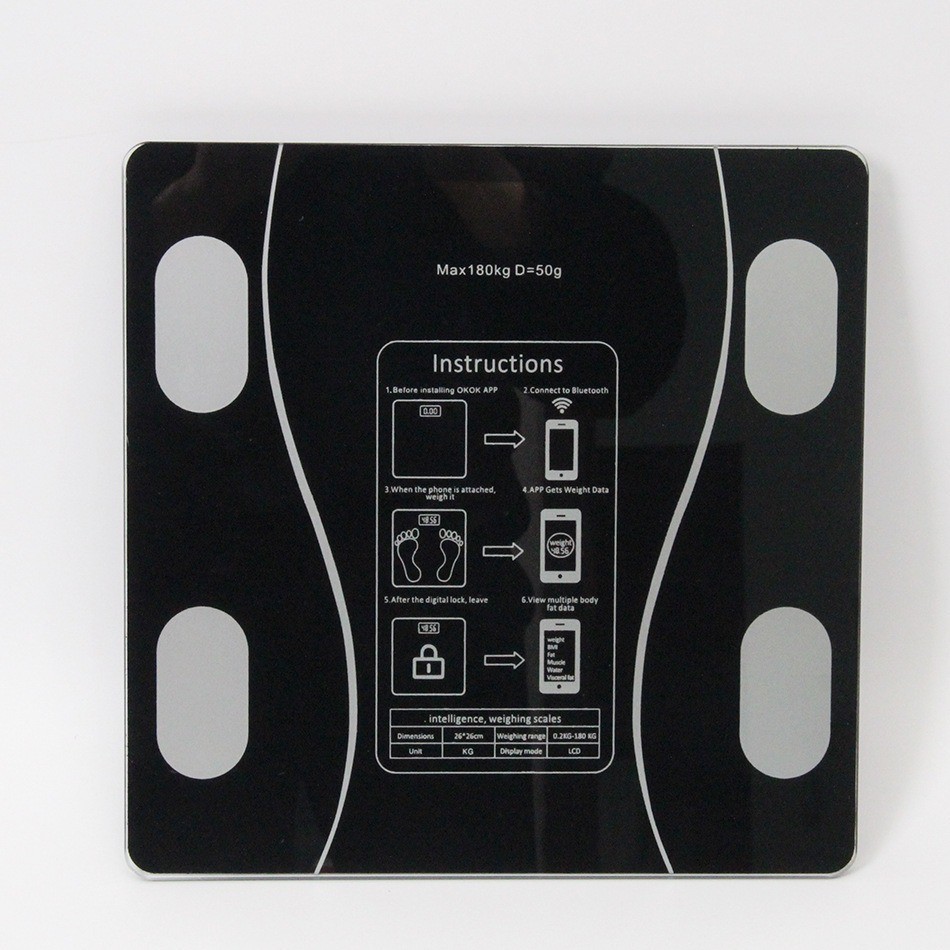 Electronic USB Charging Digital Scale 180kg Bathroom Weight Scales ...