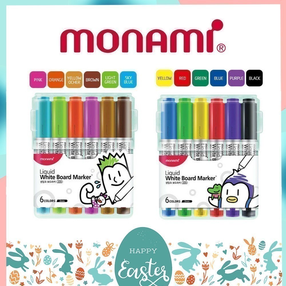ปากกาไวท์บอร์ด WhiteBoard Monami SigmaFlo Liquid Marker รุ่น 220 หัวกลม ...