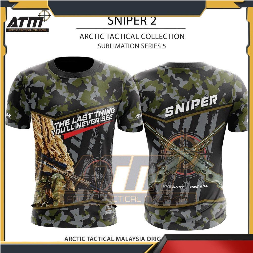 【COD】T Microfiber eyelet sublimation Tactical Promosi hebat shirt ...