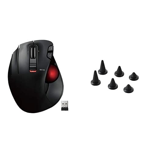 ELECOM Mouse Wireless (Receiver Included) Trackball Left Hand 6 Button ...