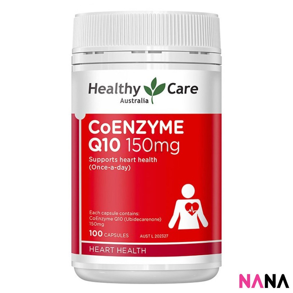 Healthy Care CoEnzyme Q10 150mg 100Capsules อาหารเสริมต้านอนุมูลอิสระ ...