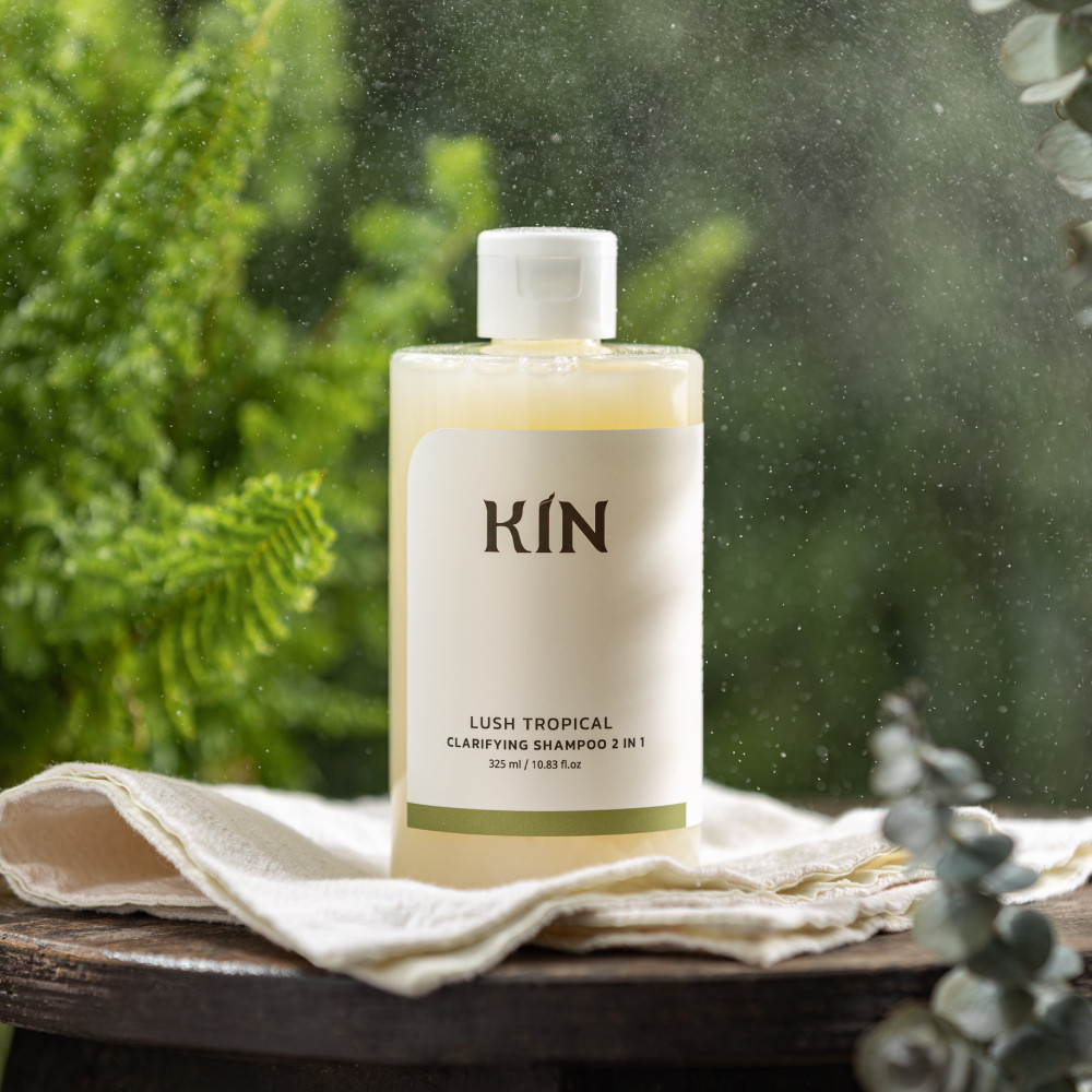 KIN Lush Tropical Clarifying Shampoo 2in1 325ml คิน รัช ทรอปิคอล เคลียล ...