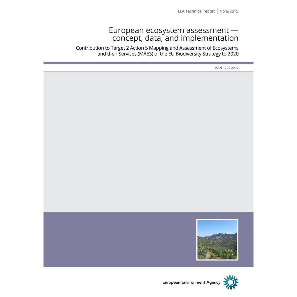 European ecosystem assessment concept, data, and implementation ...