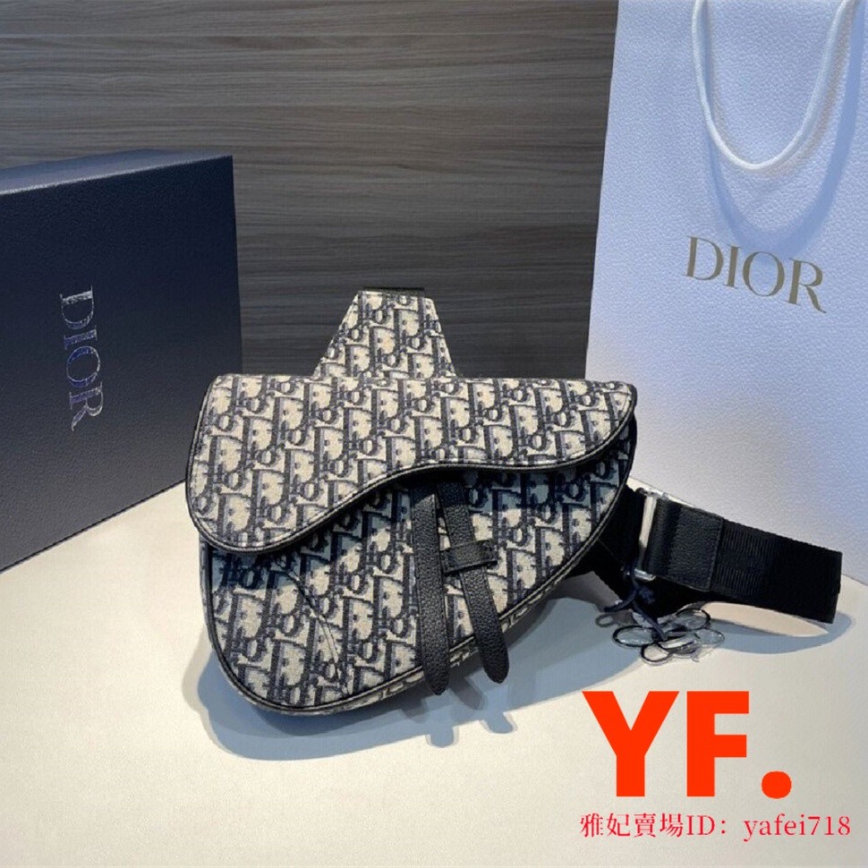 มือสอง] DIOR Saddle classic presbyopic saddle bag men's chest bag ...