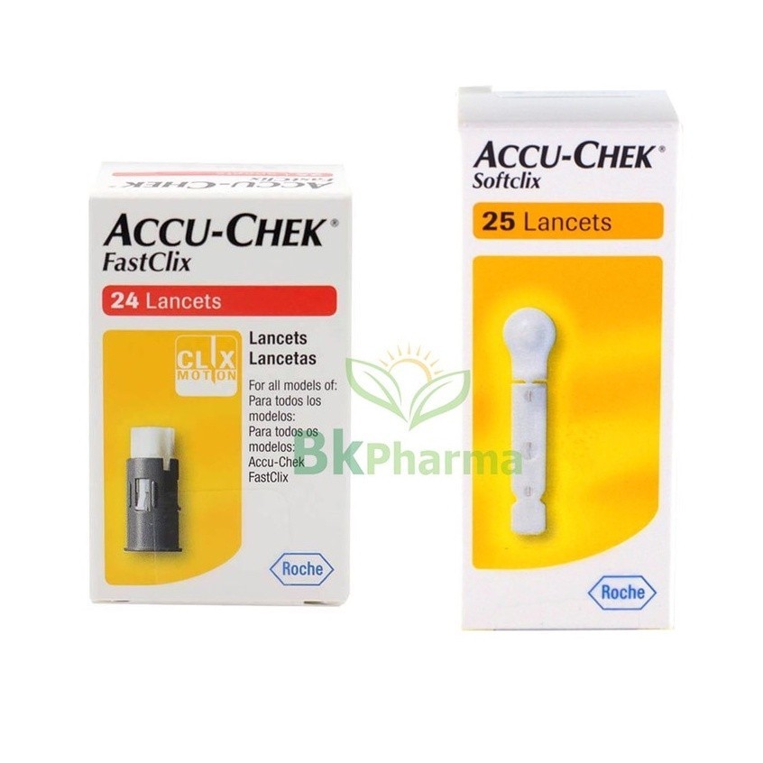 Accu-chek FastClix / Softclix Accu Chek Fastclix Lancet 24 - 25 ชิ้น 1 ...