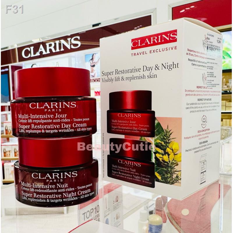⊕ สูตรใหม่‼️Clarins Replenishing Partners Super Restorative Day & Night Set ผลิต 11/2022ป้ายคิง ...