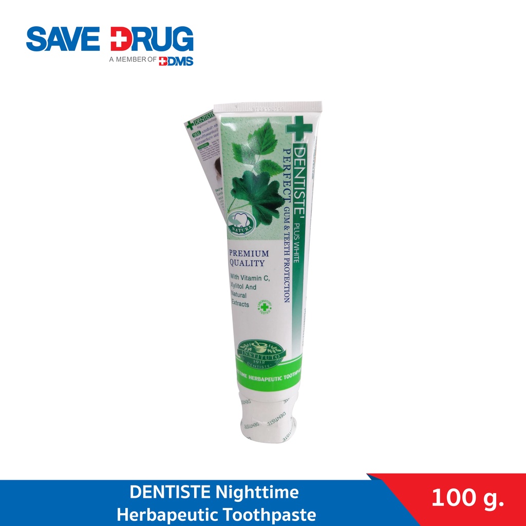 DENTISTE Nighttime Herbapeutic Toothpaste ยาสีฟัน เดนทิสเต้ ขนาด100g ...