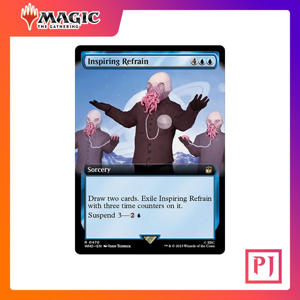 [MTG] Inspiring Refrain (Extended Art) [WHO] [BLUE] [RARE] [NORMAL ...