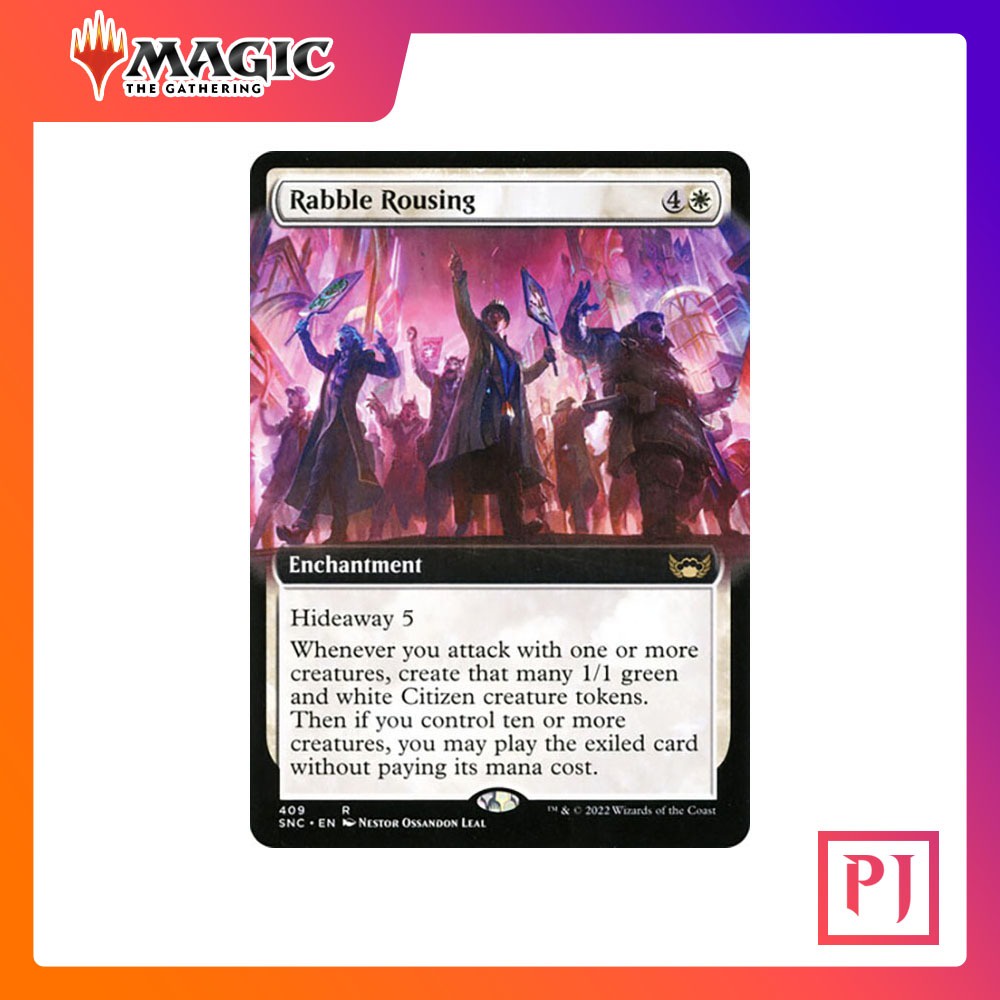 [MTG] Rabble Rousing (Extended Art) [SNC] [WHITE] [RARE] [NORMAL] [ENG ...