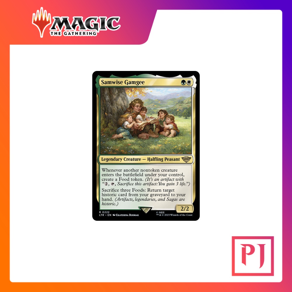 [MTG] Samwise Gamgee [LTR] [MULTI] [RARE] [NORMAL] [ENG] (การ์ดเมจิค ...