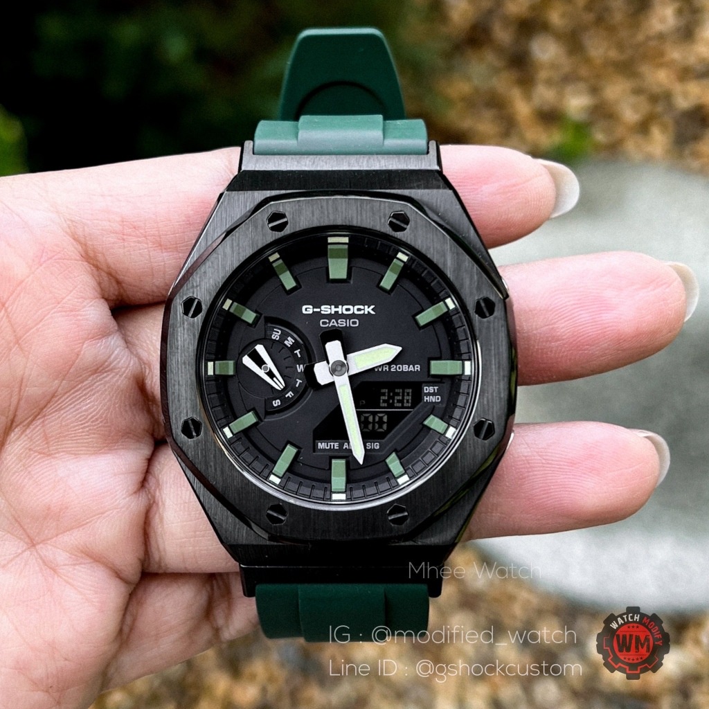 G-SHOCK Casioak Stainless Rubber Green HULK The Series GEN2 | Shopee ...