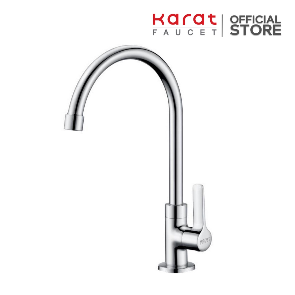 Karat Faucet ก๊อกซิงค์เดี่ยวติดบนเคาน์เตอร์ รุ่น KF-63-511-50 | Shopee Thailand
