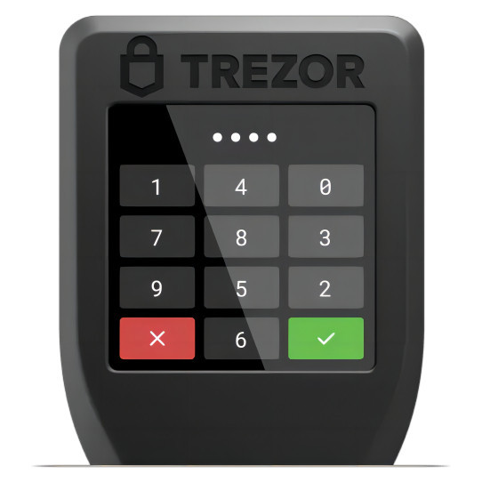 Trezor Model T - Next Generation Crypto Hardware Wallet with LCD Color ...